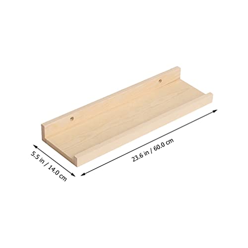 Veemoon Wall Mount Shelf Wall Rack Wall Shelf Multi-Function Wood Floating Shelf for Kitchen Living Room Bathroom