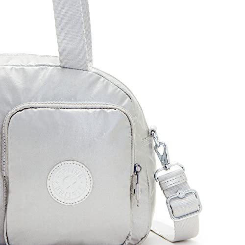 Kipling Cool Defea Metallic Shoulder Bag Bright Metallic