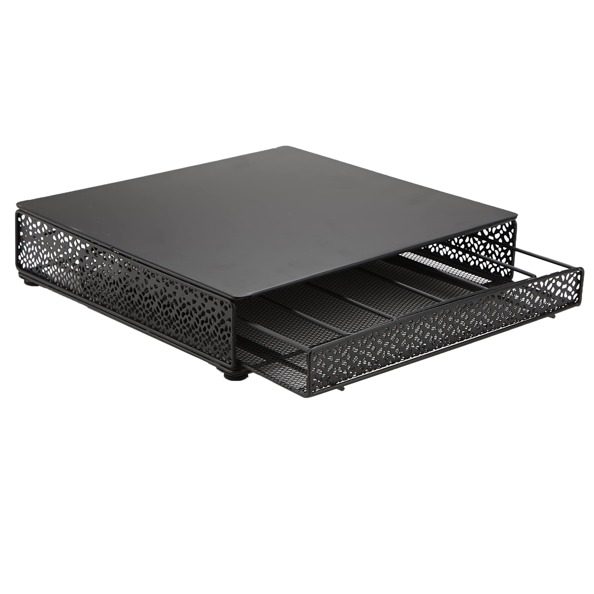 Mind Reader Storage Drawer Coffee Pod Holder, 36 Capacity, Black