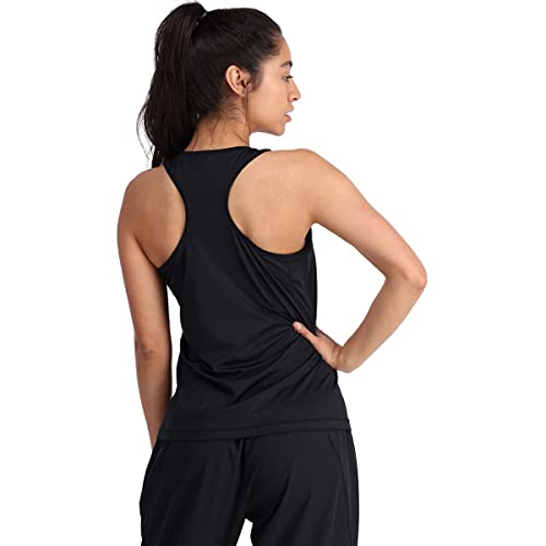 Kari Traa Nora 2.0 Women's Tanktop, Athletic Quick-Drying Top, Regular Fit Women's Top, 4-Way Stretch, Racerback, Scoop Neck, Black, Medium
