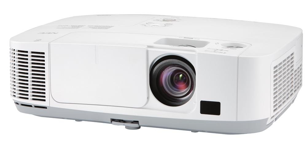 NEC Display Solutions NP-P420X 1024 x 768 4200 Lumens LCD Entry-Level Professional Installation Projector 2000:1 Front, Rear, Ceiling RJ45