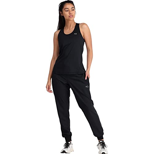 Kari Traa Nora 2.0 Women's Tanktop, Athletic Quick-Drying Top, Regular Fit Women's Top, 4-Way Stretch, Racerback, Scoop Neck, Black, Medium