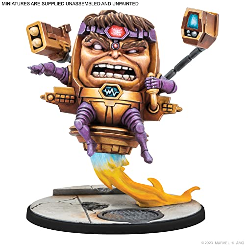 Atomic Mass Games Marvel: Crisis Protocol M.O.D.O.K. Scientist Supreme Character Pack - Unleash Sinister Genius! Tabletop Superhero Game, Ages 14+, 2 Players, 90 Minute Playtime, Made