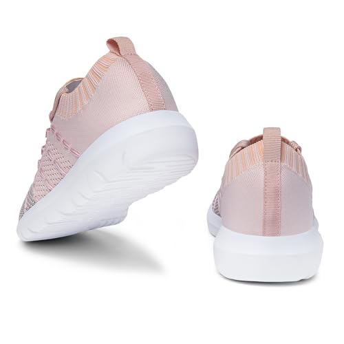 EvinTer Women's Running Shoes Lightweight Comfortable Mesh Sports Shoes Casual Walking Athletic Sneakers Black/Pink