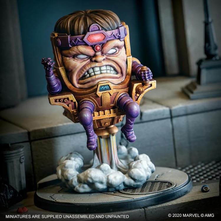 Atomic Mass Games Marvel: Crisis Protocol M.O.D.O.K. Scientist Supreme Character Pack - Unleash Sinister Genius! Tabletop Superhero Game, Ages 14+, 2 Players, 90 Minute Playtime, Made