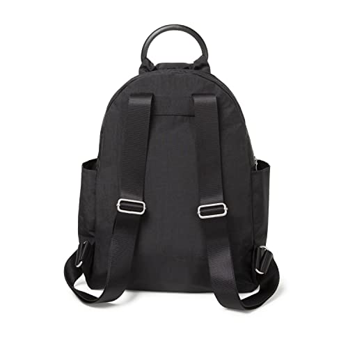 Baggallini womens New Classic Heritage With Rfid Phone Wristlet All Day Backpack, Black, One Size US
