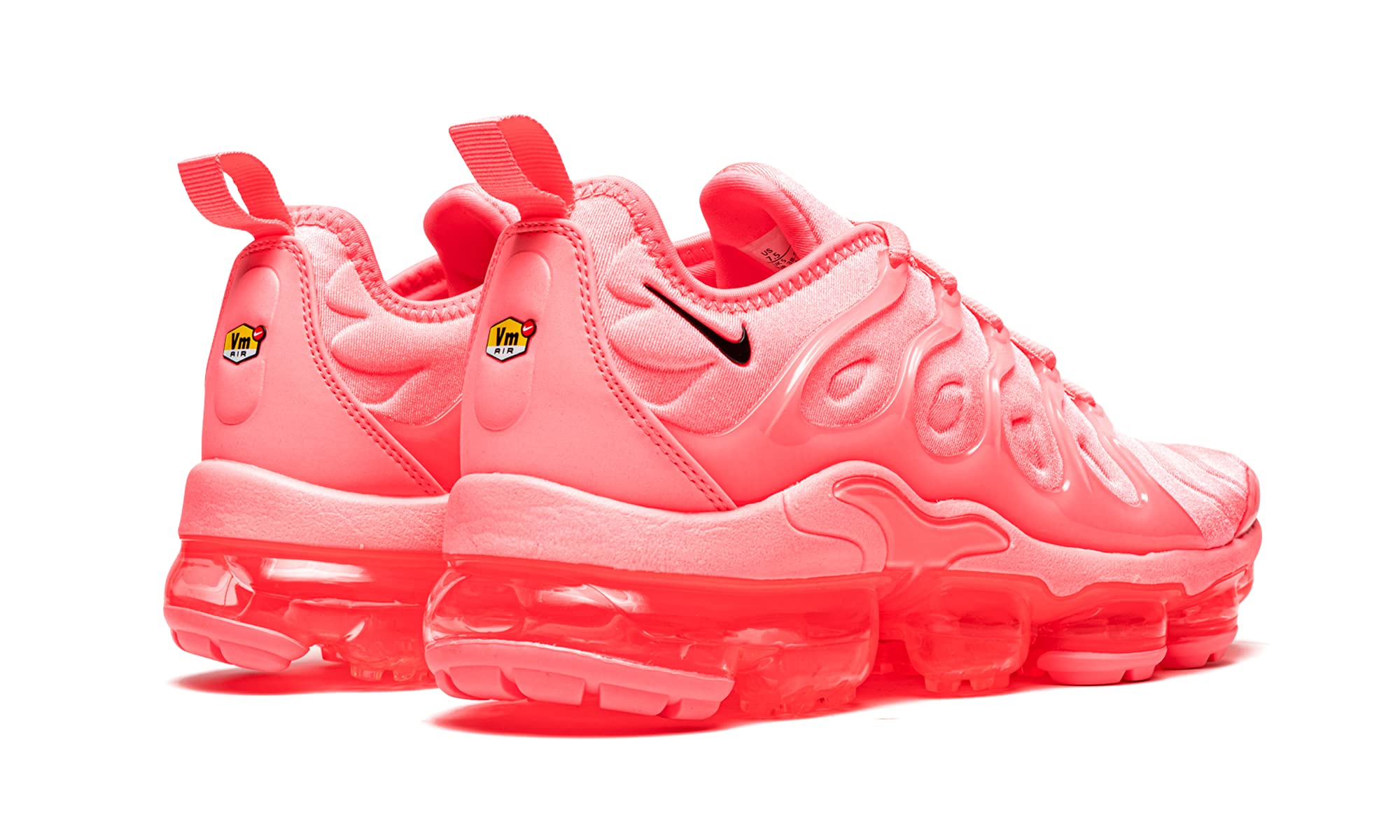Nike womens Air Vapormax Plus Shoes, Sunset Pulse/Black-ghost Green, 8
