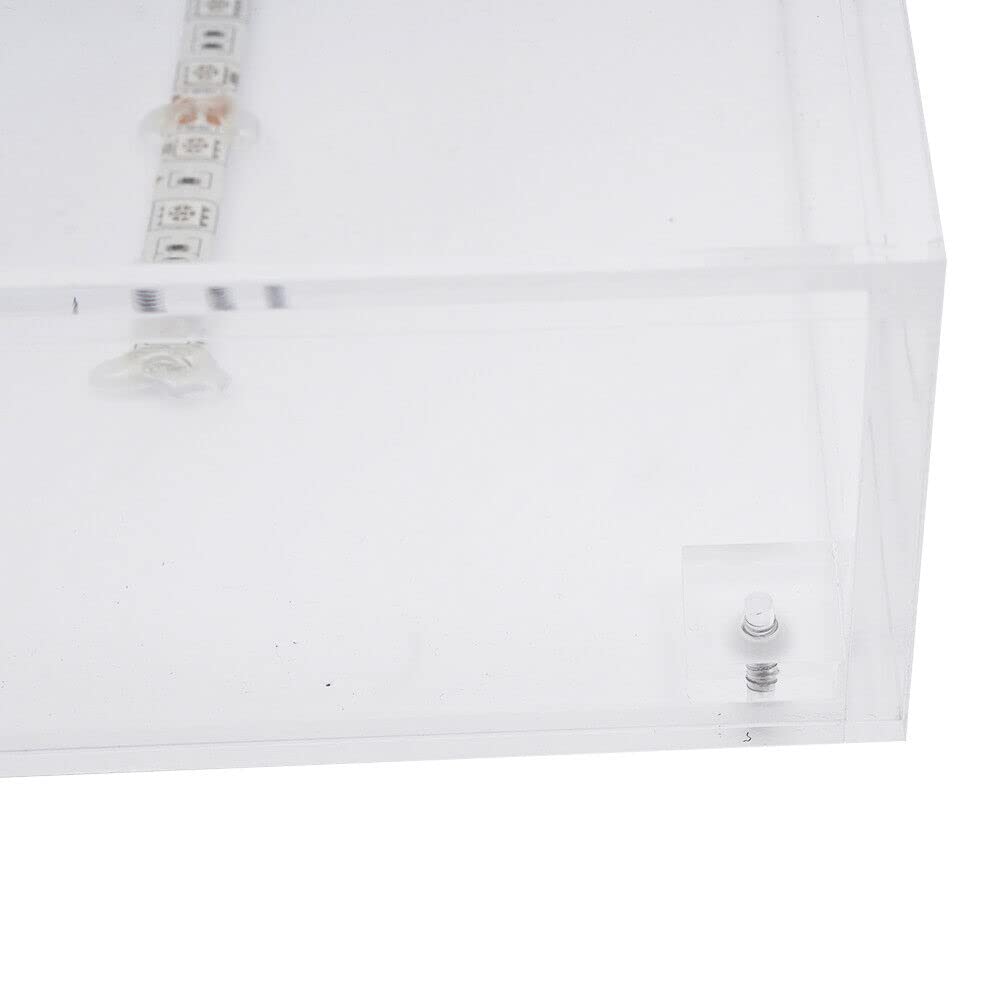 Acrylic Clear Lectern Mobile Acrylic Podium Pulpits Conference Lectern Professional Portable Presentation Podium for Churches,Weddings, Office and School Classrooms (Style C)