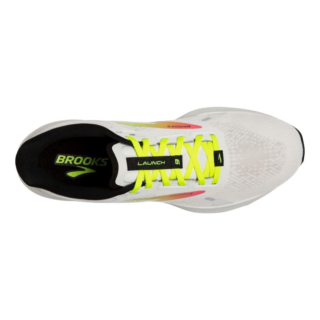 Brooks Women’s Launch 9 Neutral Running Shoe - White/Pink/Nightlife - 9
