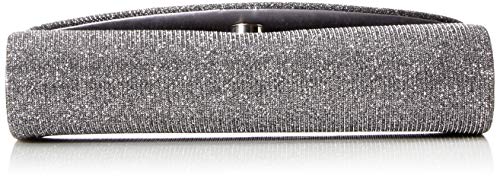 Jessica McClintock womens Vienna Sparkle & Shine Flap wristlet handbags, Pewter, One Size US