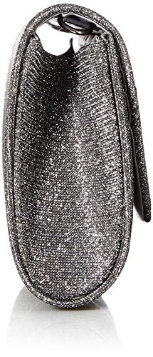 Jessica McClintock womens Vienna Sparkle & Shine Flap wristlet handbags, Pewter, One Size US