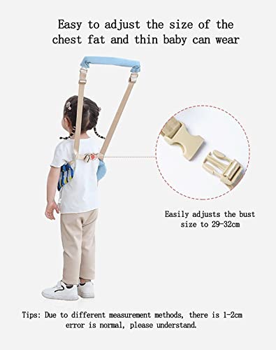 Handheld Baby Walker,Safe Toddler Walking Assistant Helper Kid Walking Child Harnesses Learning Assistant Belt Gray