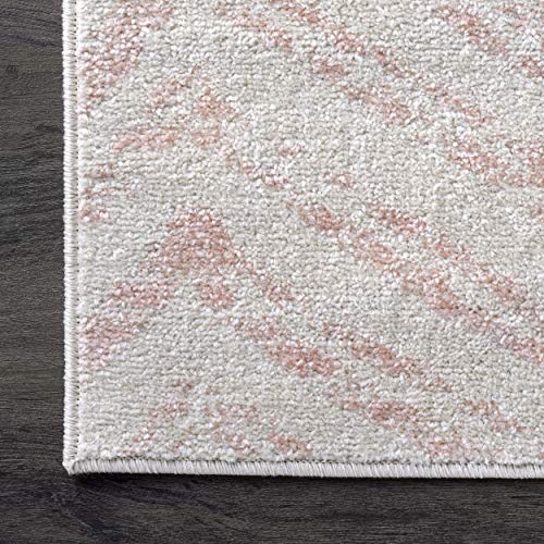 nuLOOM Rosanne Geometric Area Rug, 5' x 7' 5", Pink