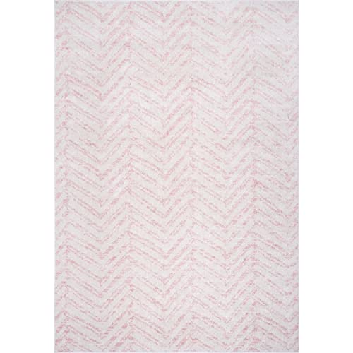 nuLOOM Rosanne Geometric Area Rug, 5' x 7' 5", Pink
