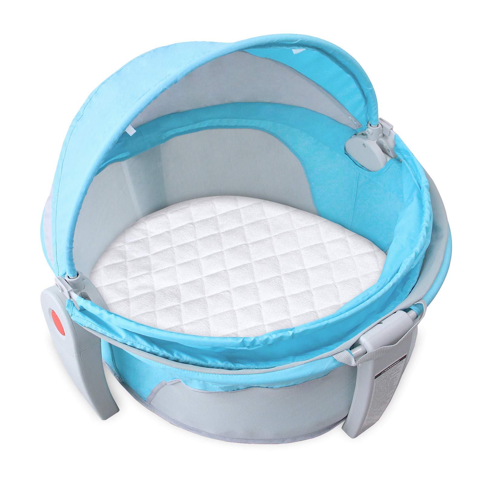 Bassinet Mattress Protector Fits 21" x 24" Graco Pack 'n-Play Dome LX Bassinet Bassinet Mattress, Ultra Soft Waterproof and Breathable, Viscose Made from Bamboo Surface, Washer & Dryer