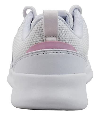 adidas Women's QT Racer 2.0 Running Shoe White/White/Clear Pink 8 M US