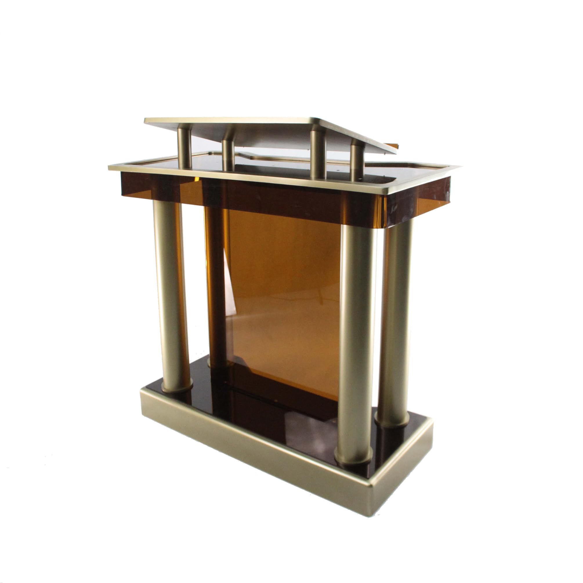 FixtureDisplays® Deluxe Podium Floor Standing Lectern Church Pulpit w/Elevated Reading Surface 14315-CLASSIC