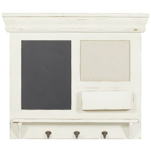 Deco 79 Wood Metal Wall Shelf, 28 by 24"