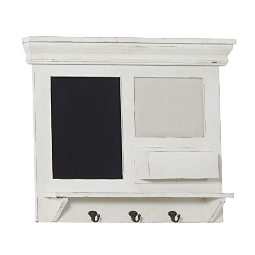 Deco 79 Wood Metal Wall Shelf, 28 by 24"