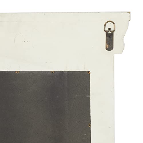 Deco 79 Wood Metal Wall Shelf, 28 by 24"