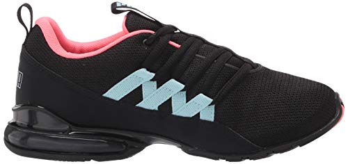 PUMA Womens Riaze Prowl Cross Trainer, PUMA Womens Black-Ignite Pink-Aquamarine, 7