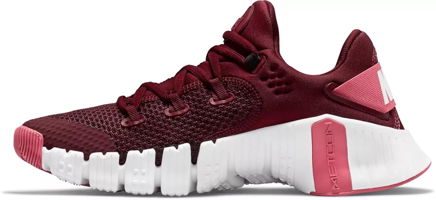 Nike Womens W Free Metcon 4 Running Shoe, DARK BEETROOT/WHITE-ARCHAEO PINK-BLACK, 4.5 UK (7 US)