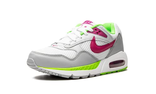NIKE Women's Air Max Correlate Running Shoes, White/Pink/Green