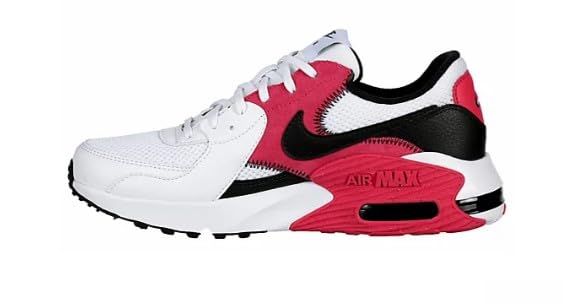 Nike AIR MAX EXCEE Women's Sneaker (White/Black-Rush Pink, US Footwear Size System, Adult, Women, Numeric, Medium, 11)