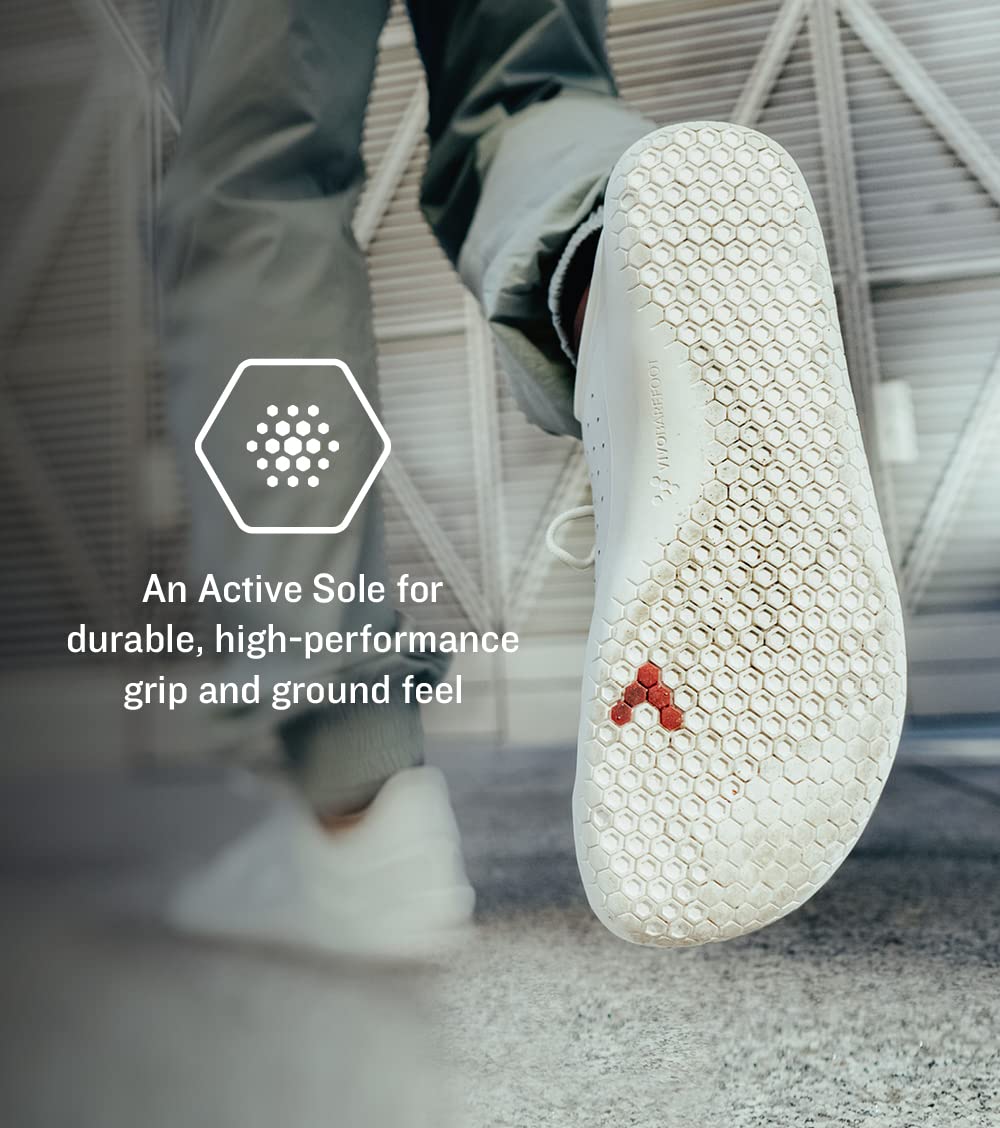 Vivobarefoot Primus Lite III, Womens Vegan Light Breathable Shoe with Barefoot Sole Obsidian