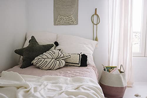 Lorena Canals Basket Zoco Ash Rose-Natural - 97% Cotton, 3% Other Fibres - 1' 2" x Ø 1'
