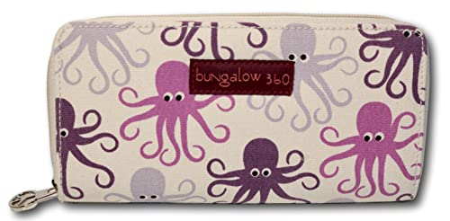 Bungalow360 Zip Around Wallet - Octopus