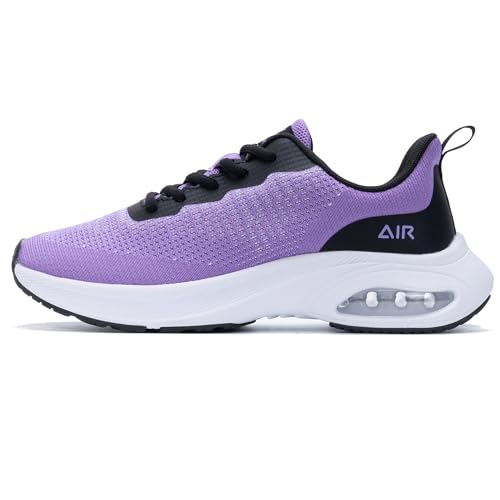 JARLIF Air Running Shoes for Women Athletic Tennis Sport Shoes Casual Walking Gym Jogging Sneaker PurpleBlack 8