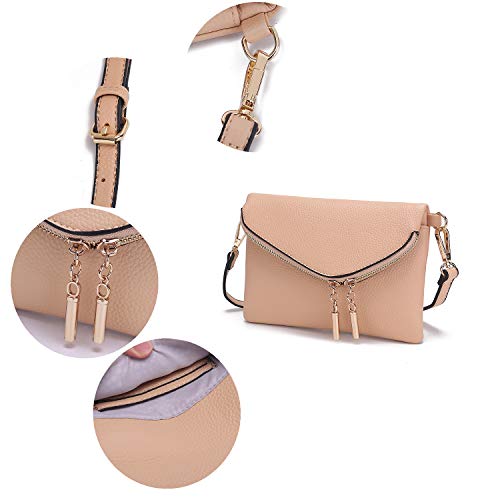 MKF Crossbody Bags for Women β Small PU Leather Crossover Lady Fashion Shoulder Handbag β Side Messenger Purse