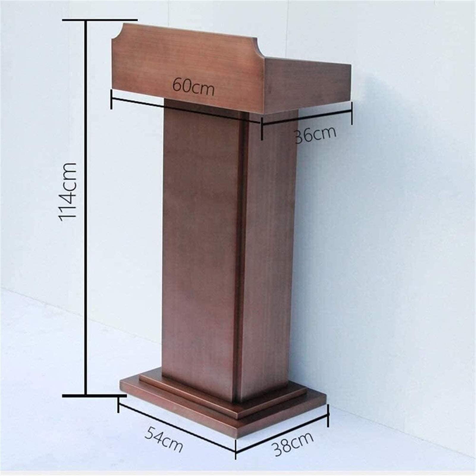 MObyat Lectern Podium Stand,Machinery Parts Lectern Podium Church Pulpit Or Ceremony Lecture Speech Teach Platform Standing Ideal for Sermons and Presentations