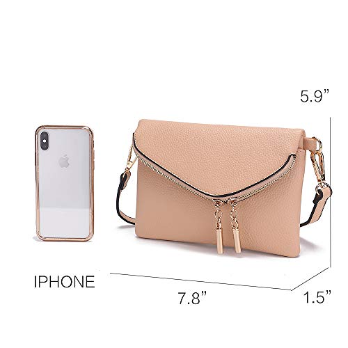 MKF Crossbody Bags for Women β Small PU Leather Crossover Lady Fashion Shoulder Handbag β Side Messenger Purse