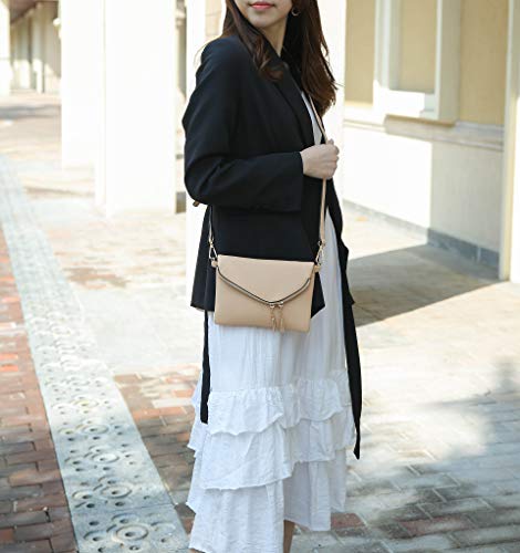 MKF Crossbody Bags for Women β Small PU Leather Crossover Lady Fashion Shoulder Handbag β Side Messenger Purse