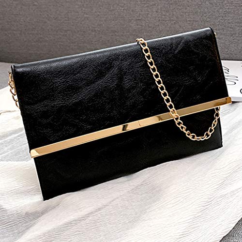 3pcs Set Chic Handbags PU Leather Satchel Bags Chain Shoulder Messenger Bag Purses Wallet Top Handle Work Bags (Brown)