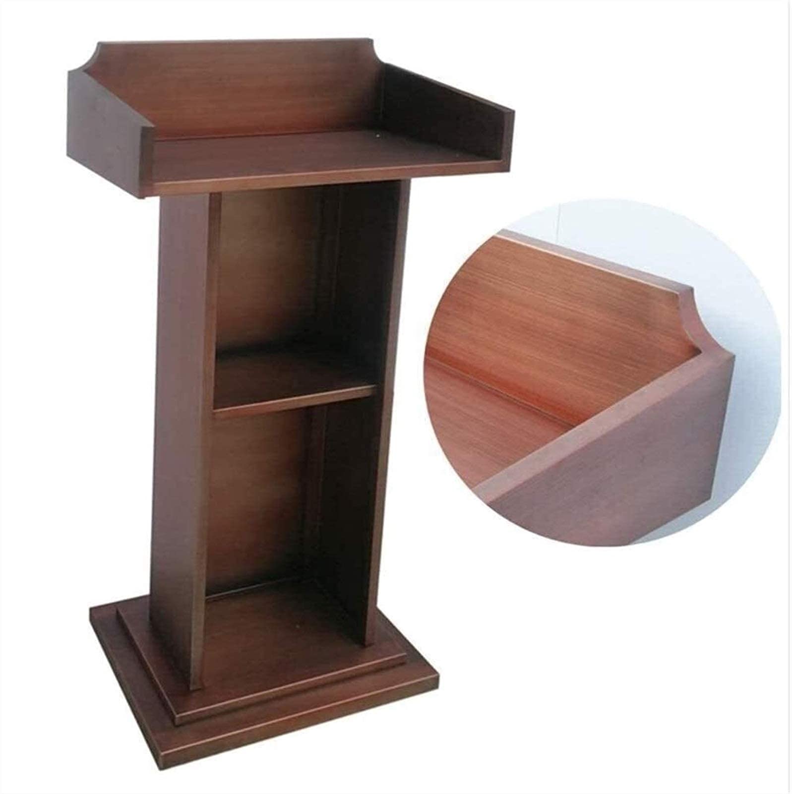 MObyat Lectern Podium Stand,Machinery Parts Lectern Podium Church Pulpit Or Ceremony Lecture Speech Teach Platform Standing Ideal for Sermons and Presentations