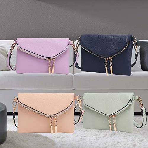 MKF Crossbody Bags for Women β Small PU Leather Crossover Lady Fashion Shoulder Handbag β Side Messenger Purse
