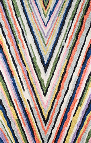 NOVOGRATZ BY MOMENI Bungalow Collection Notch Area Rug, 7'6" x 9'6", Multicolor"