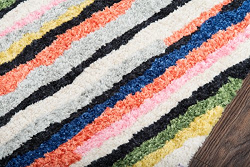 NOVOGRATZ BY MOMENI Bungalow Collection Notch Area Rug, 7'6" x 9'6", Multicolor"