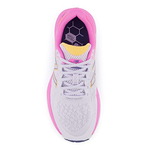 New Balance Women's Fresh Foam 680 V7 Running Shoe, Libra/Vibrant Pink/Night Sky, 8 Wide