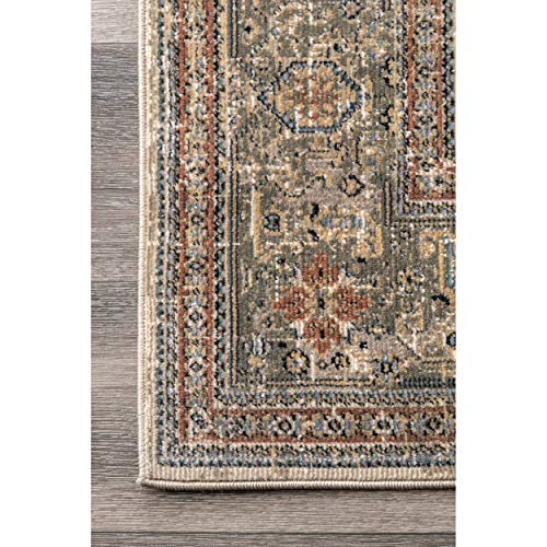 NuLOOM Carol Traditional Medallion Area Rug, 9' x 12', Beige