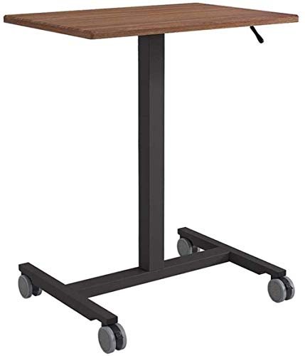 MObyat Lectern Podium Stand,Podium Laptop Computer Mobile Desk Cart Height-Adjustable Portable Presentation Podium Church Lecture Stand Brown Presentation Lectern
