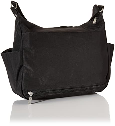 Baggallini womens New Classic"Heritage" With Rfid Phone Wristlet baggallini Anywhere Large Hobo, Black, One Size US