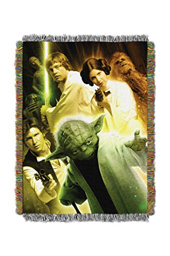 Northwest Woven Tapestry Throw Blanket, 48 x 60 Inches, Small Rebel Force