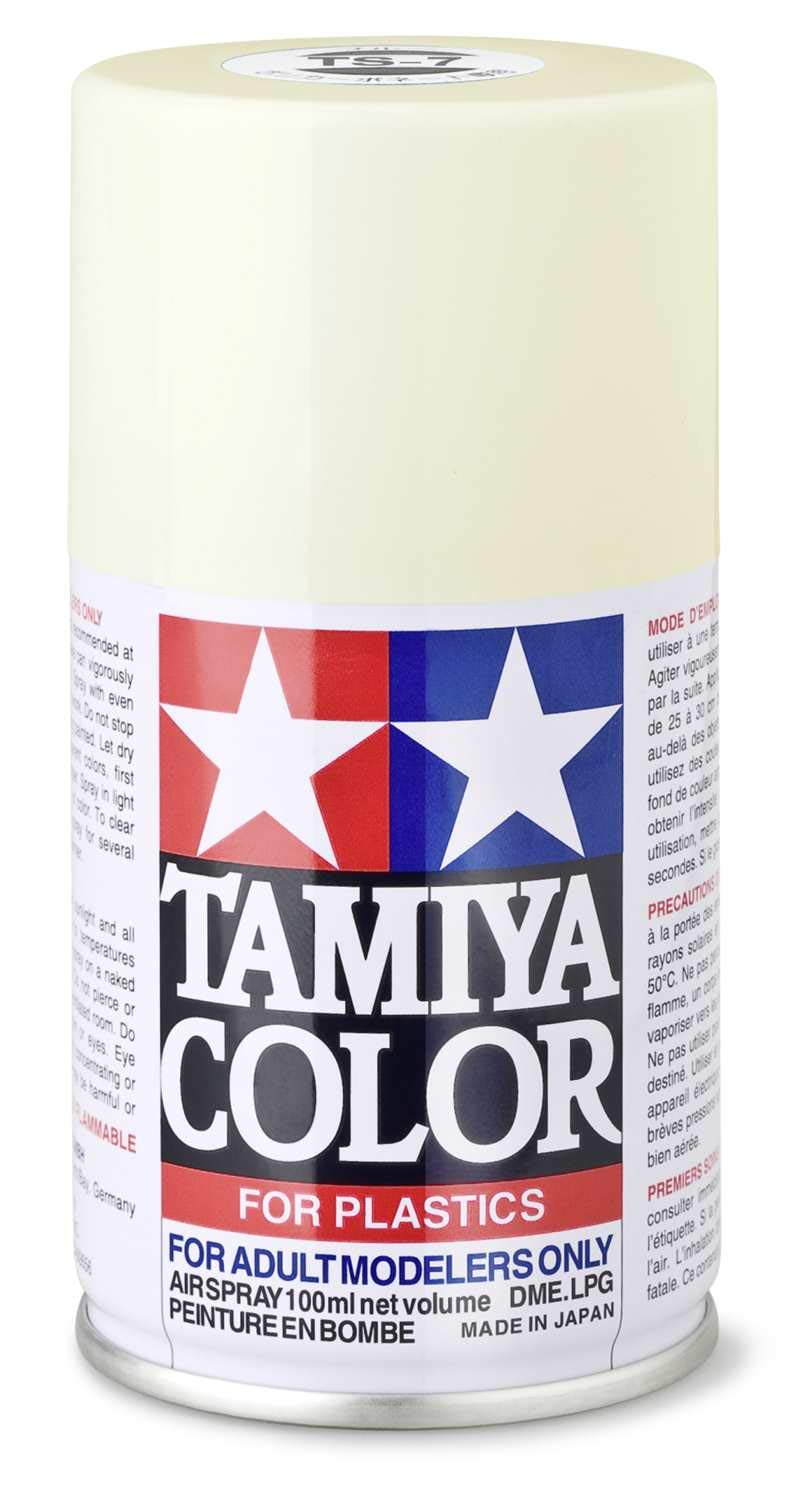 TAMIYA USA TAM85007 Spray Lacquer TS-7 Racing White