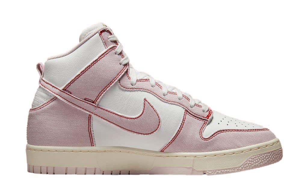 Nike mens Dunk High 85 Shoes, Light Pink/White/Red, 9.5