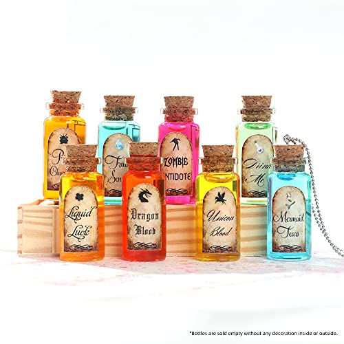 Magic Season Decorative Glass Bottles (24 Pcs / 0.33 fl oz.)