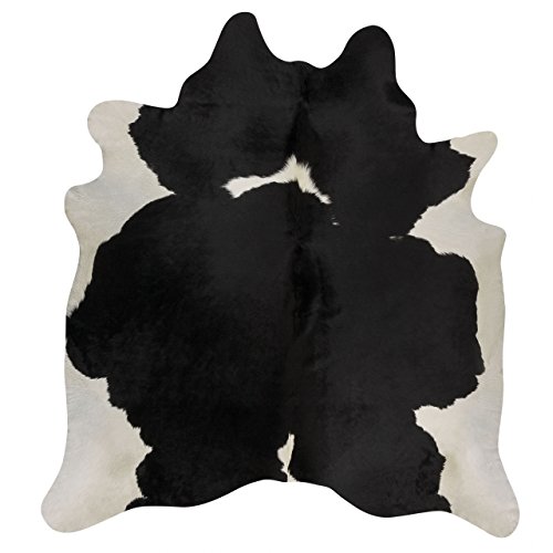rodeo Classic Black and White Cowhide Rug …